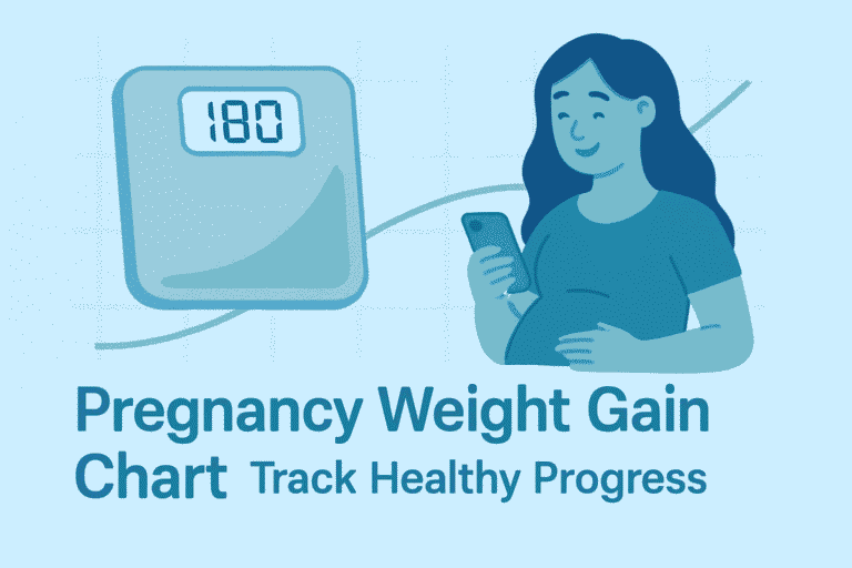 Pregnancy weight gain chart - glowmamatools.com